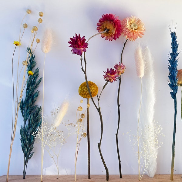Dried Flower Arrangement for Wall - Etsy