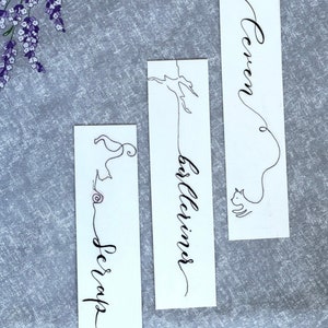 Personal Bookmarks Minimalist Series - Etsy