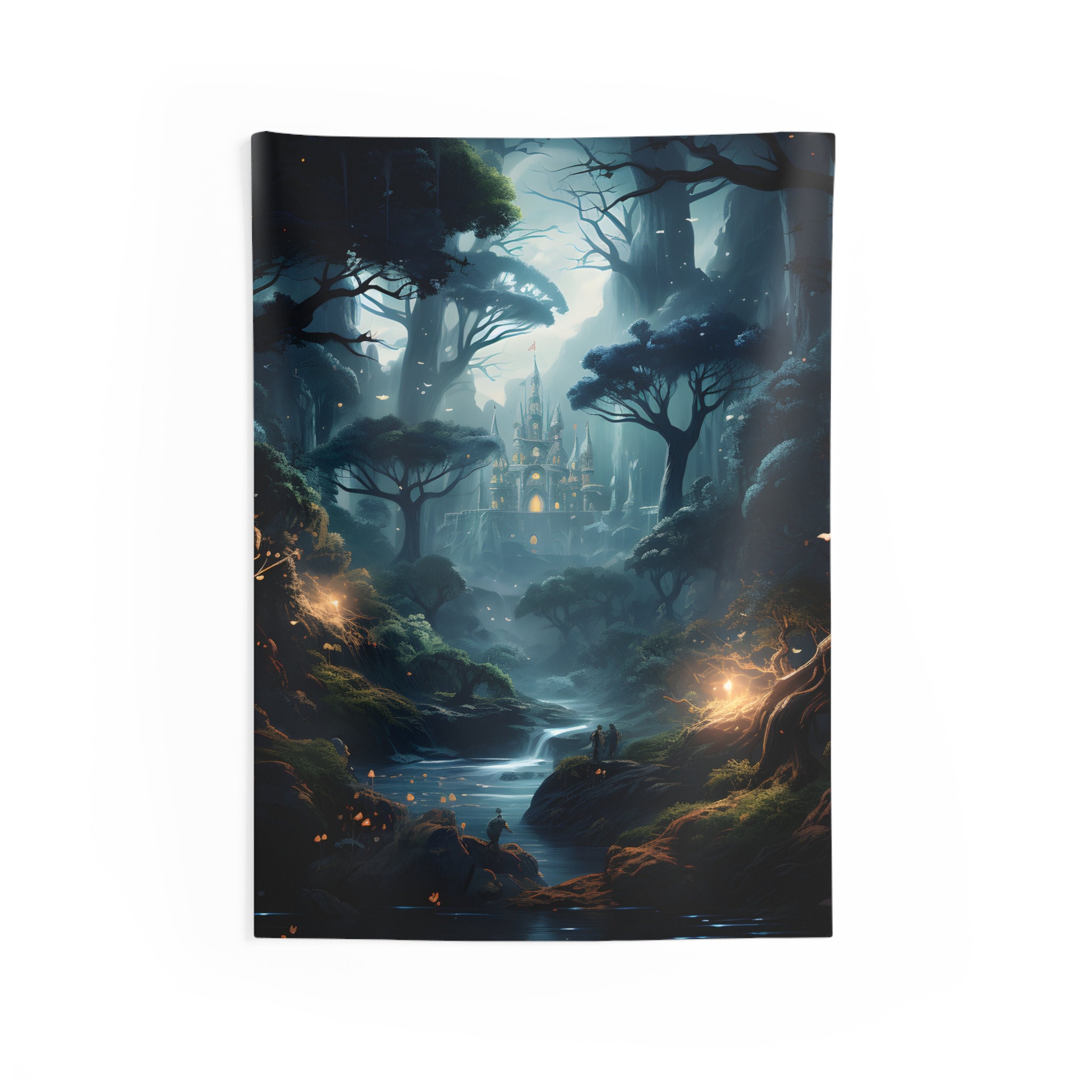 Mystical Forest Wall Tapestry for Home Office for Mythical Wall Decor ...