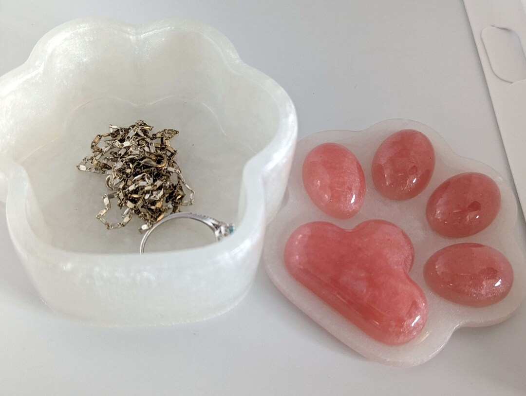 Resin Cat Paw Jewelry Box Cat Paw Box - Etsy