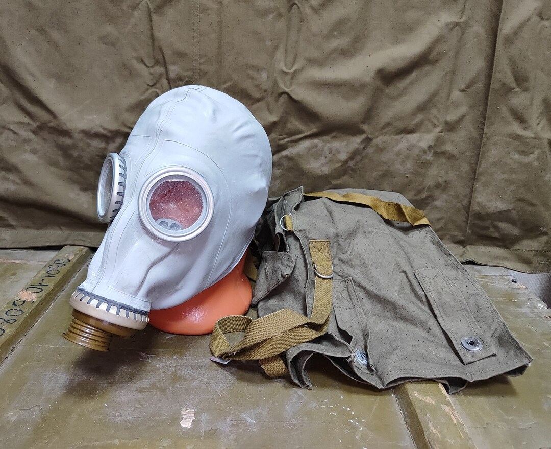 Soviet Gas Mask GP5 & Original Bag. USSR Respirator Máscara - Etsy