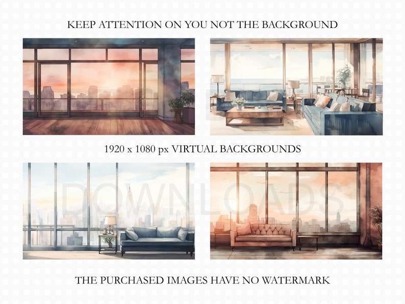16 Penthouse Virtual Backgrounds PNG, Beautiful Soft Penthouse ...