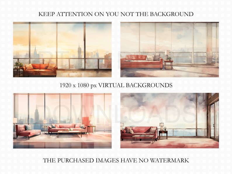 16 Penthouse Virtual Backgrounds PNG, Beautiful Soft Penthouse ...