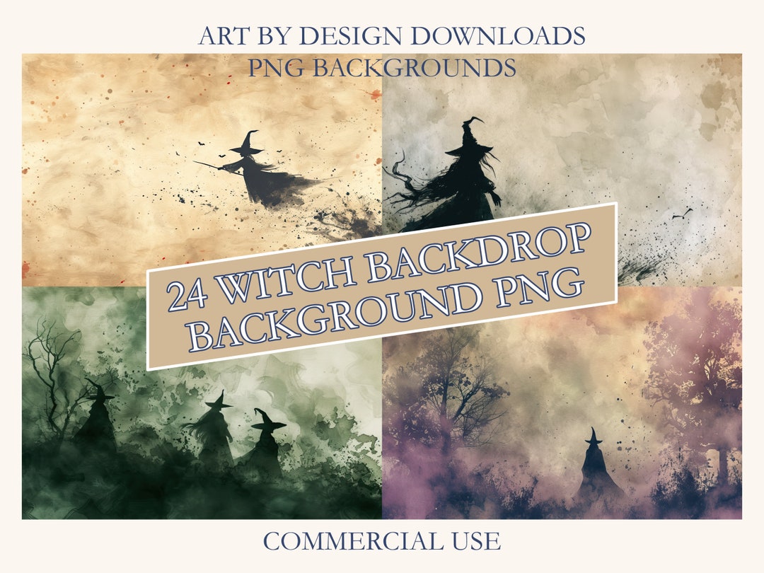 24 Witch Background Backdrops PNG Clipart, a Digital Paper, Junk ...