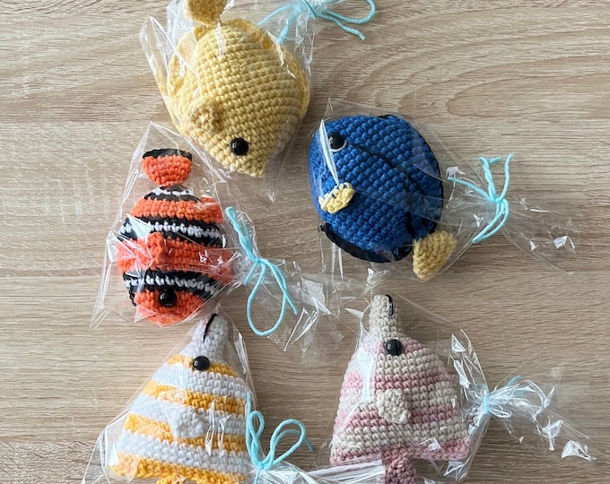 PATTERN PACK - Mega Ray and 7 Sea Friends Patterns - Ray, Angelfish ...