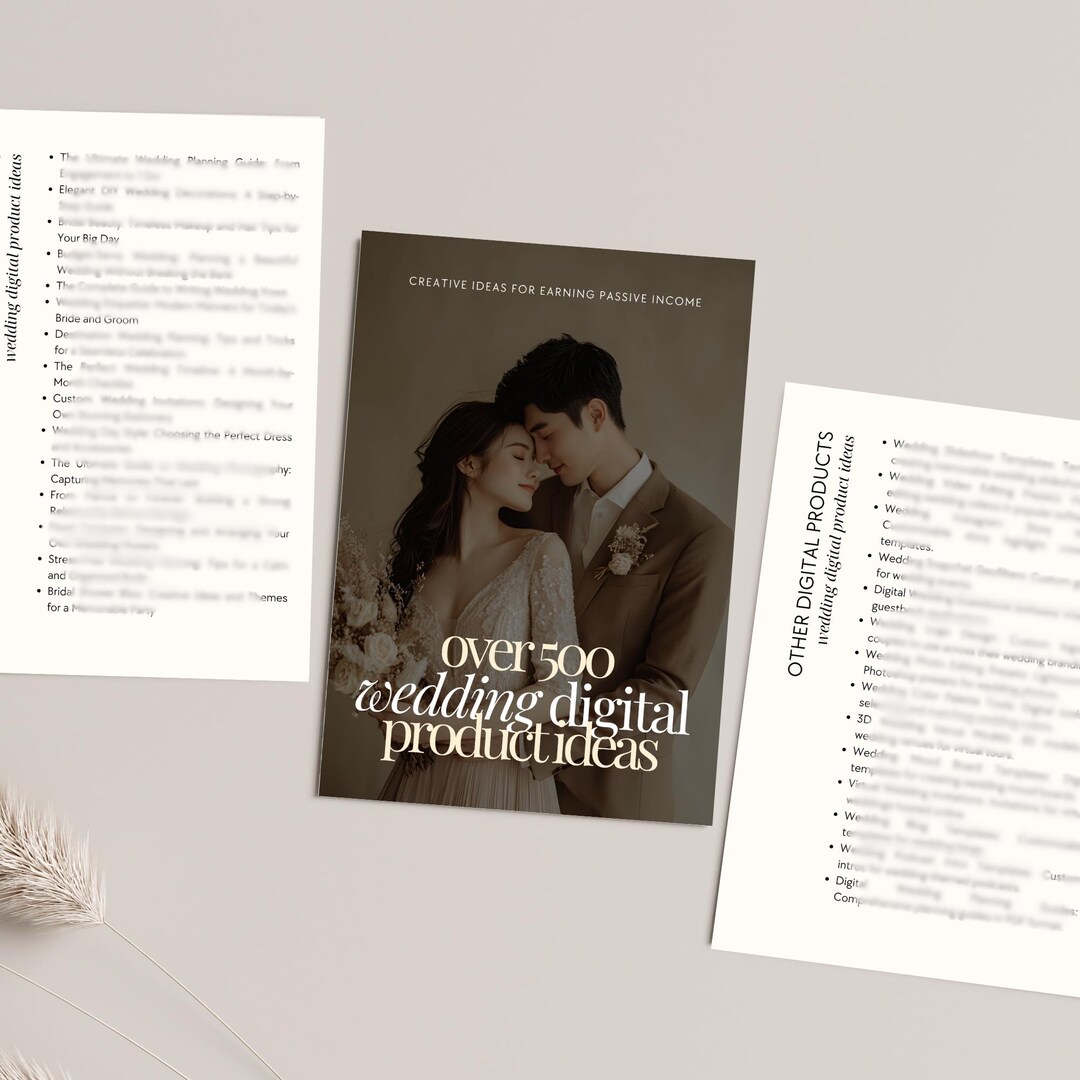 MRR Wedding Niche Product Ideas, Wedding Trends Digital Product, MRR ...