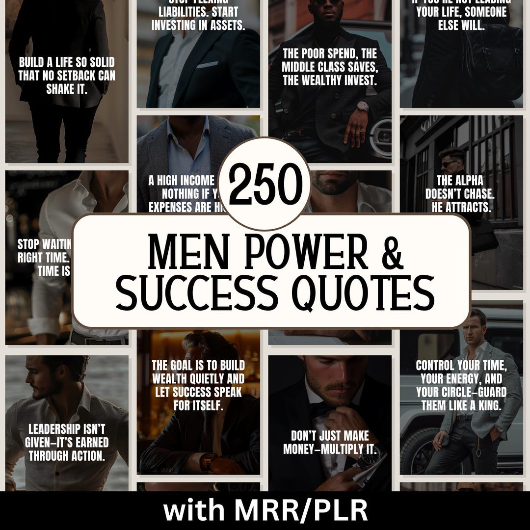 250 Men Quotes Positive Mindset, Hustle Mindset Success Stories Men ...