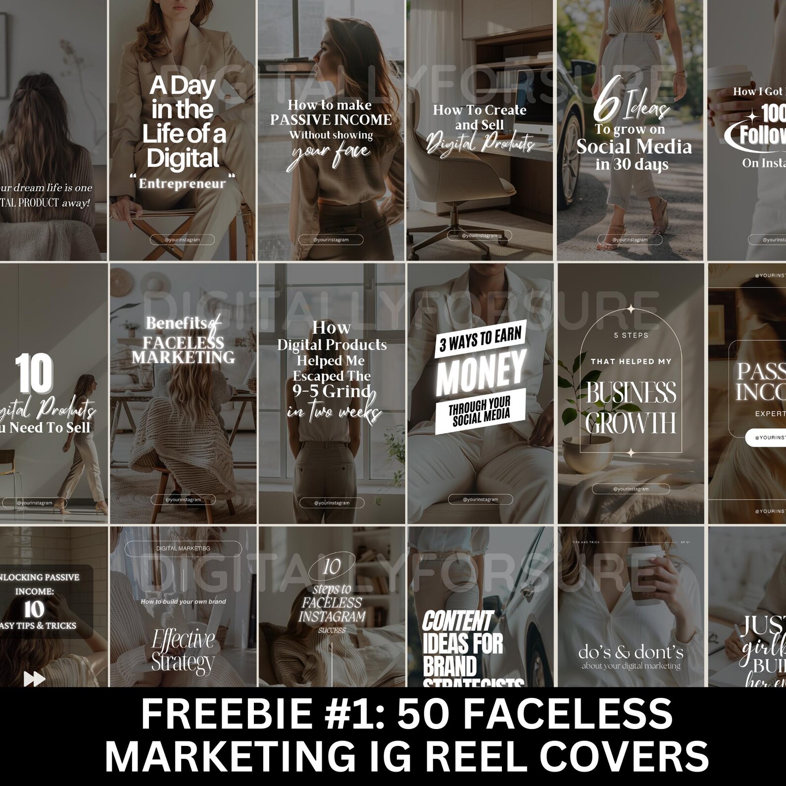 MRR Instagram Carousel Template Editable in Canva, MRR IG Carousel ...