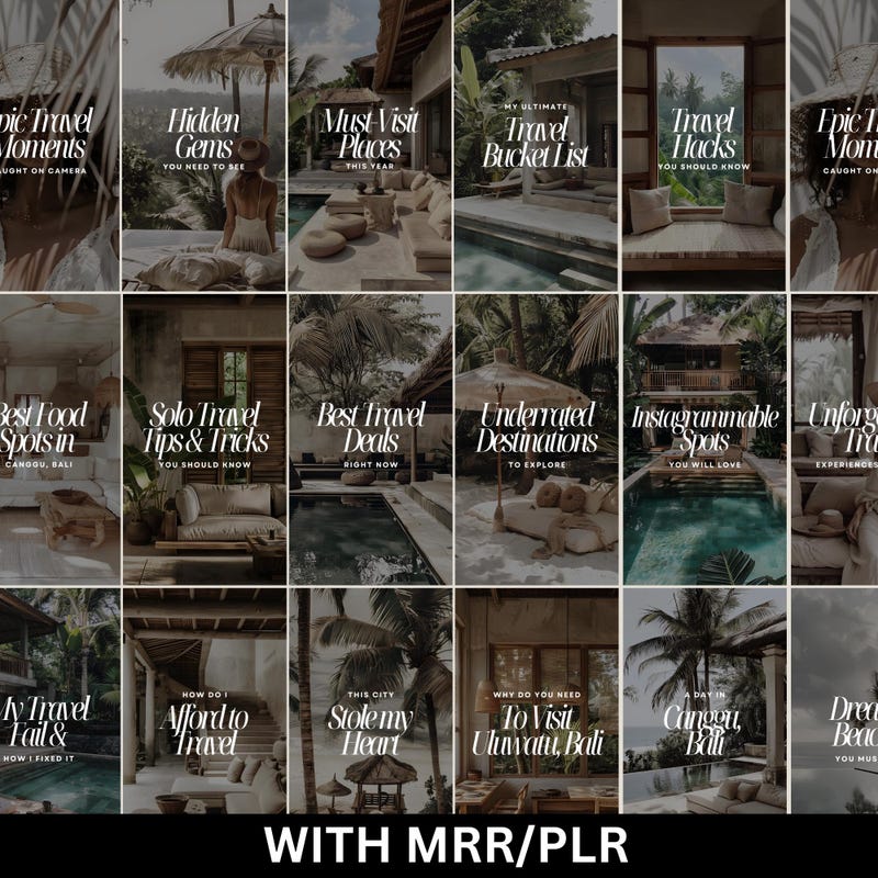 Travel Reels Bali - Etsy