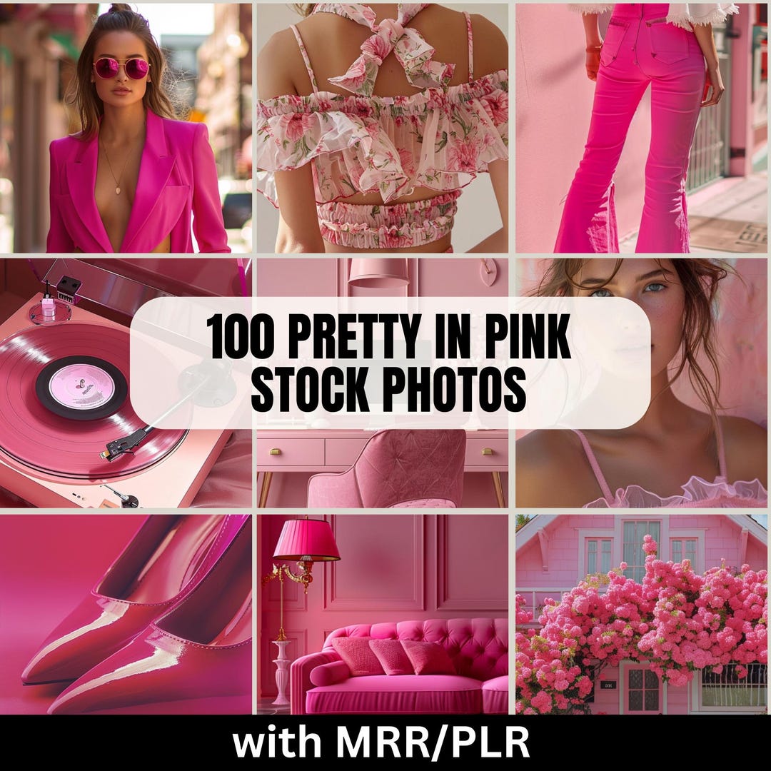 Pink Stock Photos, Pink Aesthetic Social Media, Pink Images Bundle, MRR Stock Photos, Pink ...