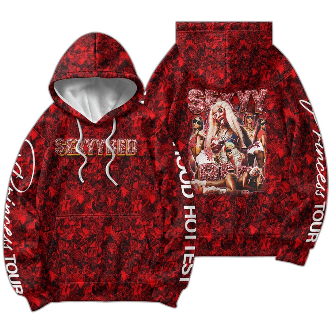 Sexyy Red Hood Hottest Princess Concert Rap Hoodie World Tour - Etsy