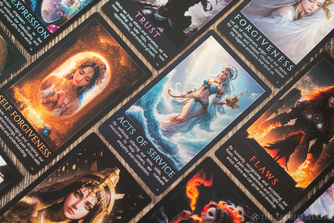Goddesses Oracle Cards - Tarot Card Deck - the Sacred Seekers - Etsy