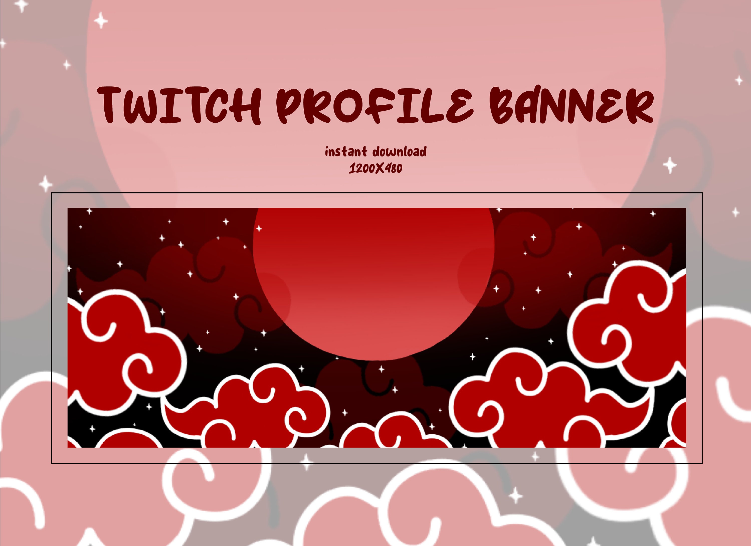 Dark Cloud Twitch Profile Banner - Etsy