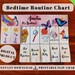Butterfly Bedtime Routine Chart (tidy Up), Printable Folding Flip Chart ...