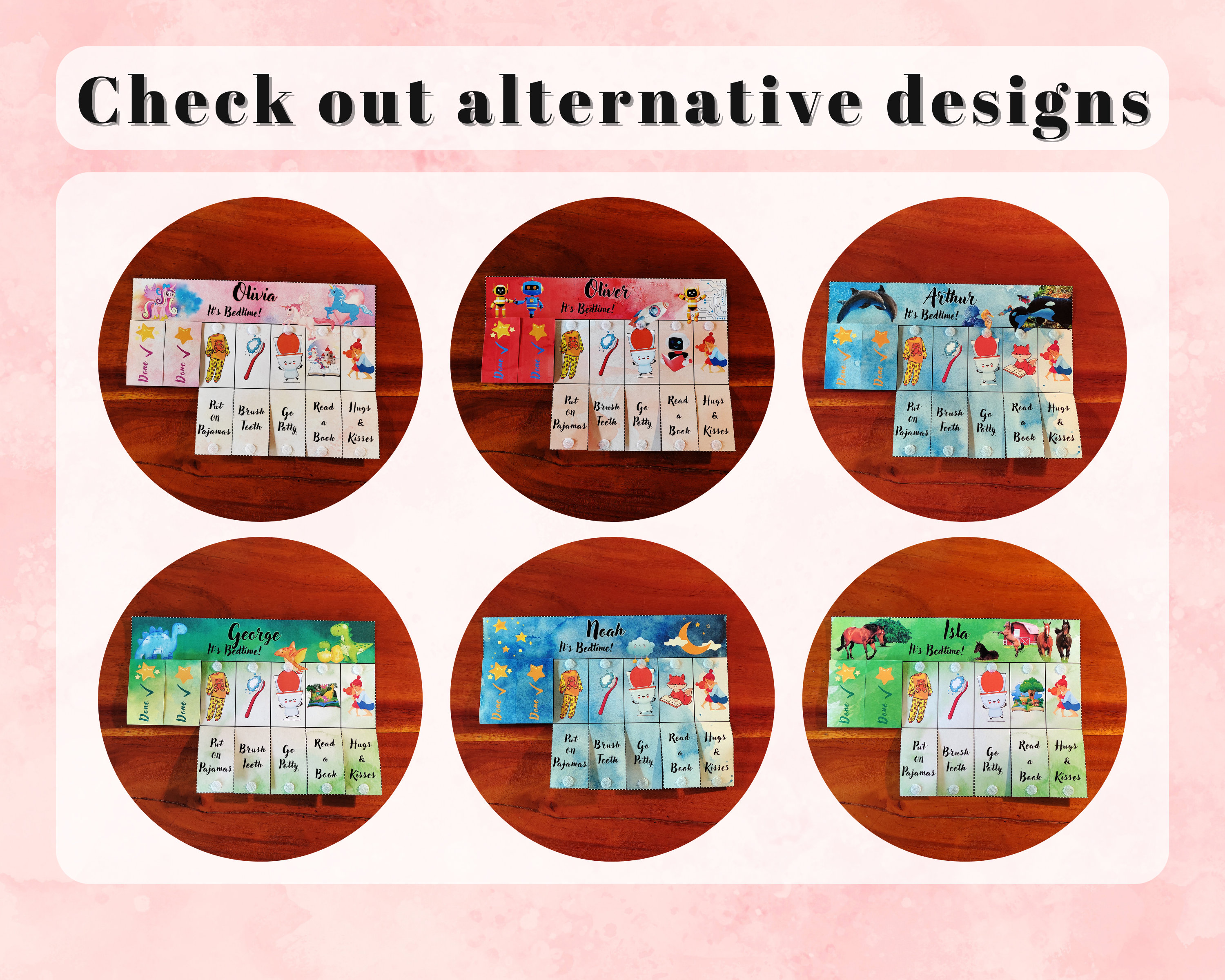 Moon Bedtime Routine Chart (tidy Up), Printable Folding / Flip Chart ...