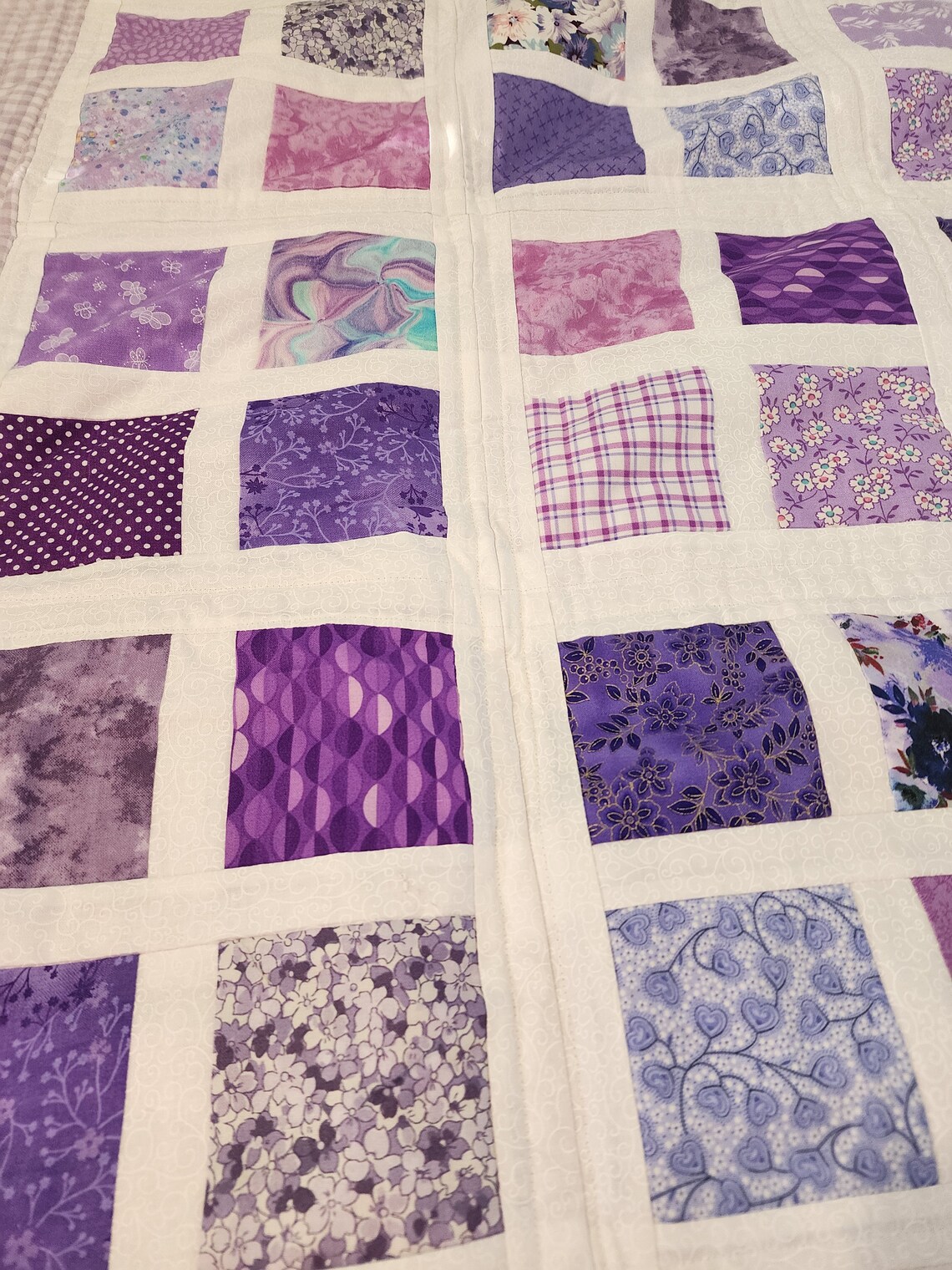 Lavender Fields of France -handmade Quilt - Etsy