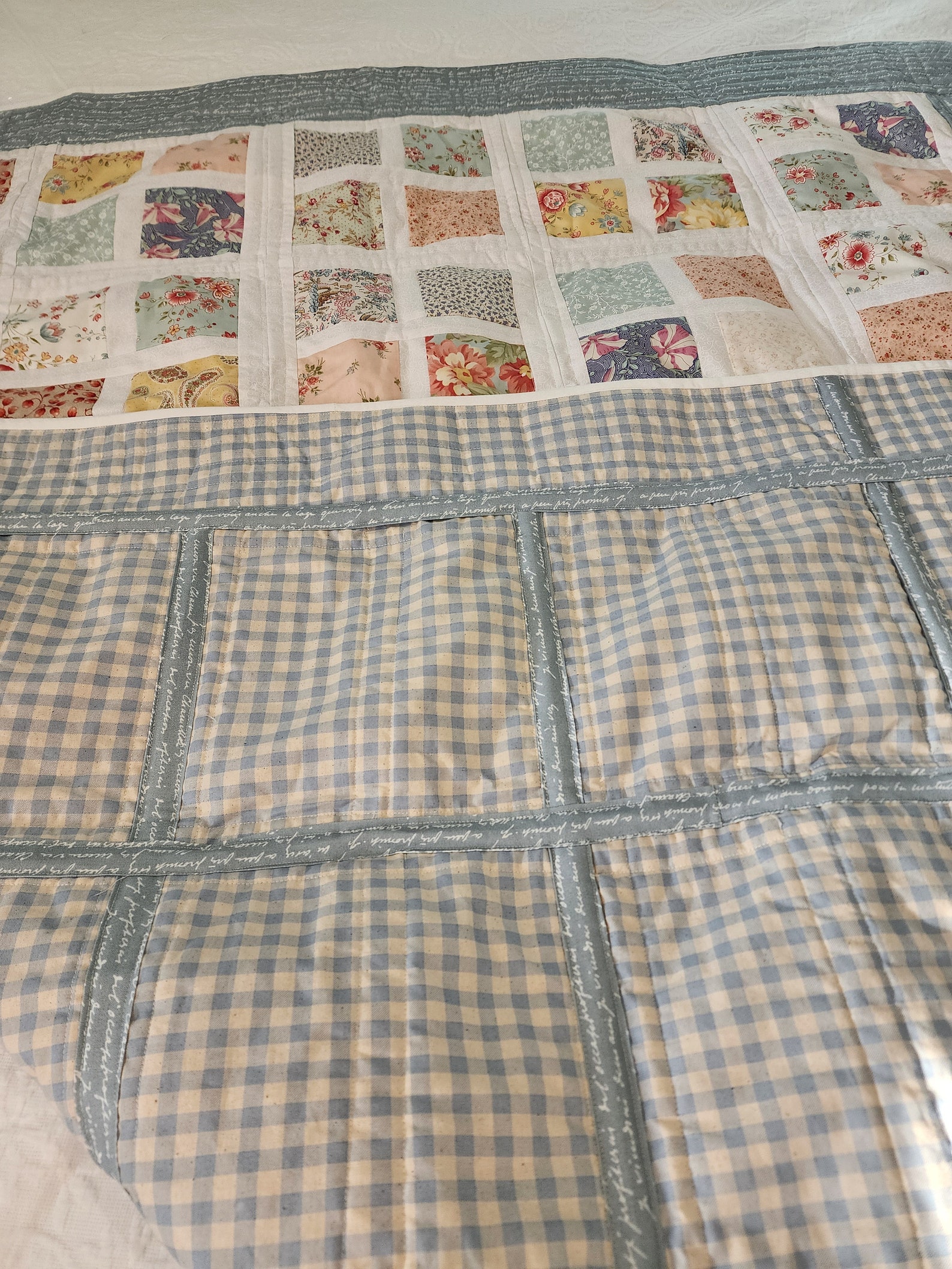 French Country Garden Handmade Quilt - Etsy
