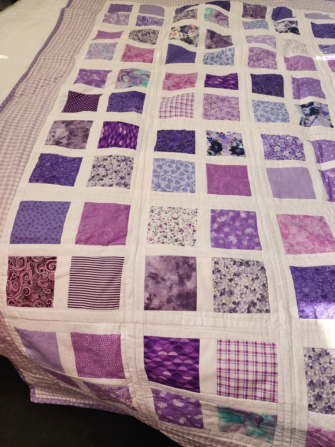 Lavender Fields of France -handmade Quilt - Etsy