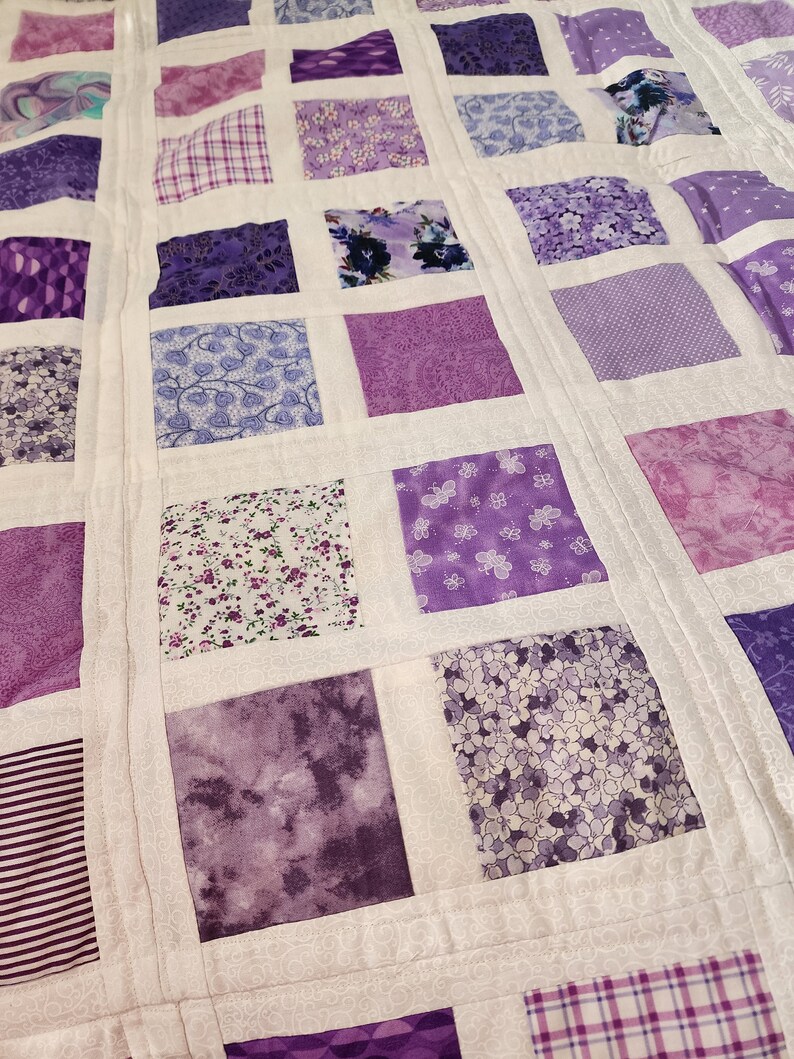 Lavender Fields of France -handmade Quilt - Etsy