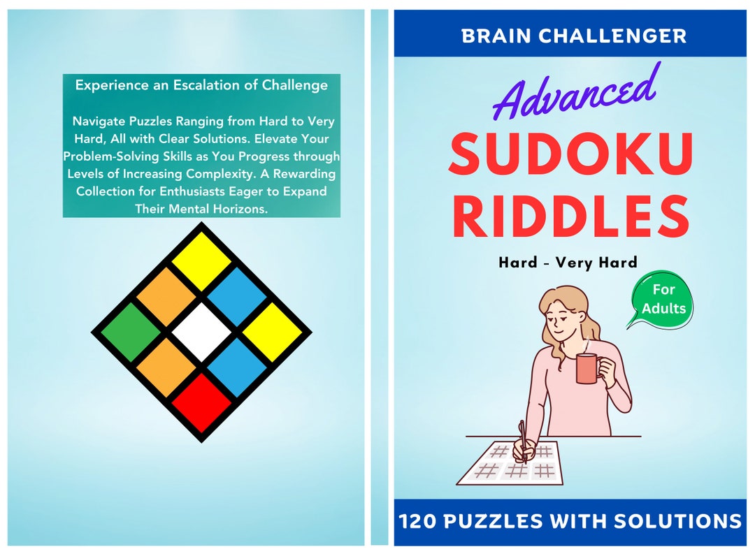 Advanced Sudoku Riddles, Sudoku Print, Expert Sudoku Challenges ...