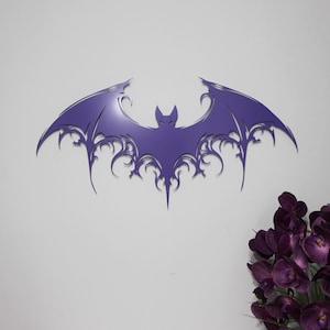 Majestic Bat Metal Wall Art, Giant Bat Metal Wall Decor, Victorian ...