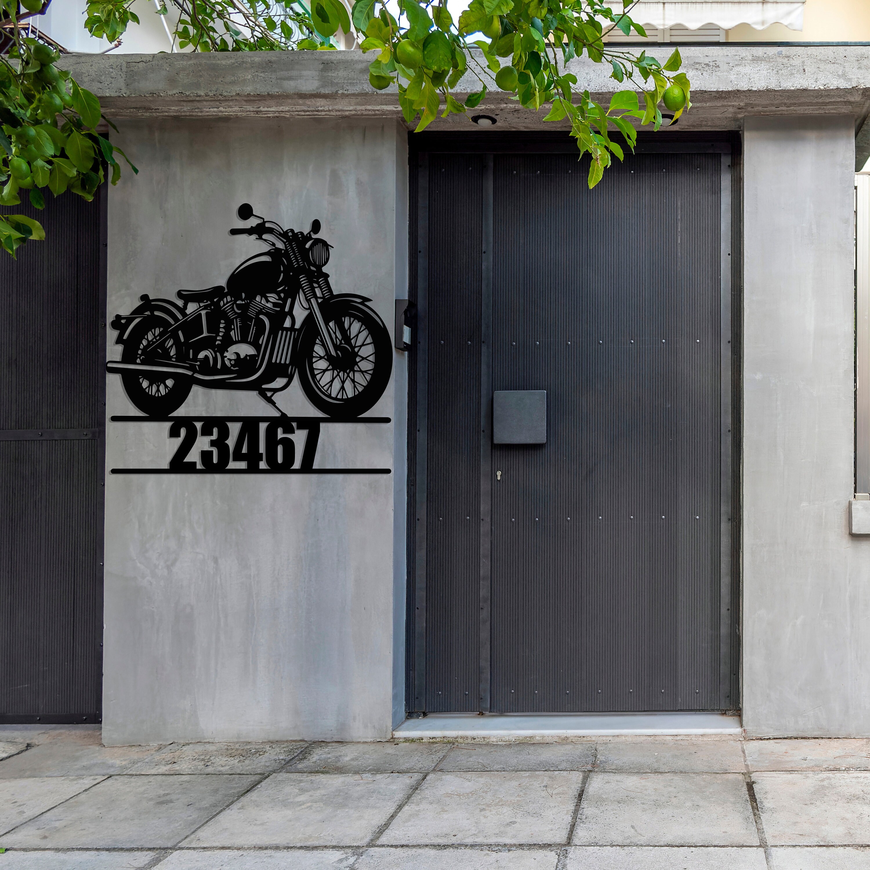 Custom Motorcycle Metal Wall Art, Custom Garage Metal Wall Decor ...