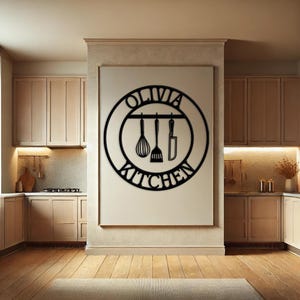 Custom Kitchen Metal Sign, Personalized Kitchen Wall Art, Best Kitchen ...