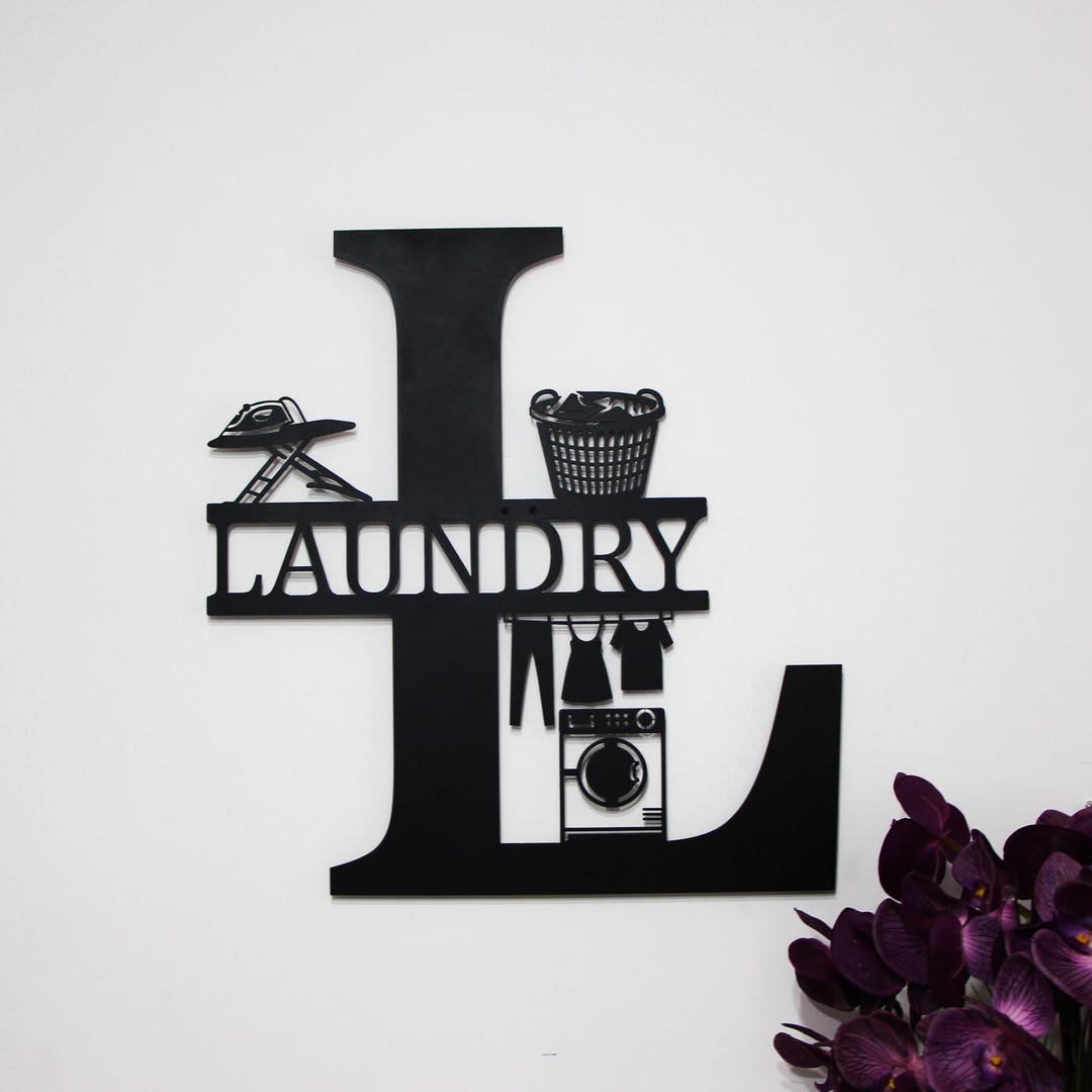 Unique Laundry Room Metal Sign, Funny Laundry Room Metal Wall Art ...