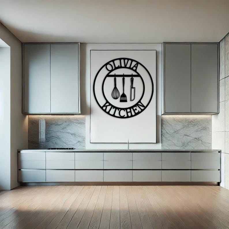 Custom Kitchen Metal Sign, Personalized Kitchen Wall Art, Best Kitchen ...