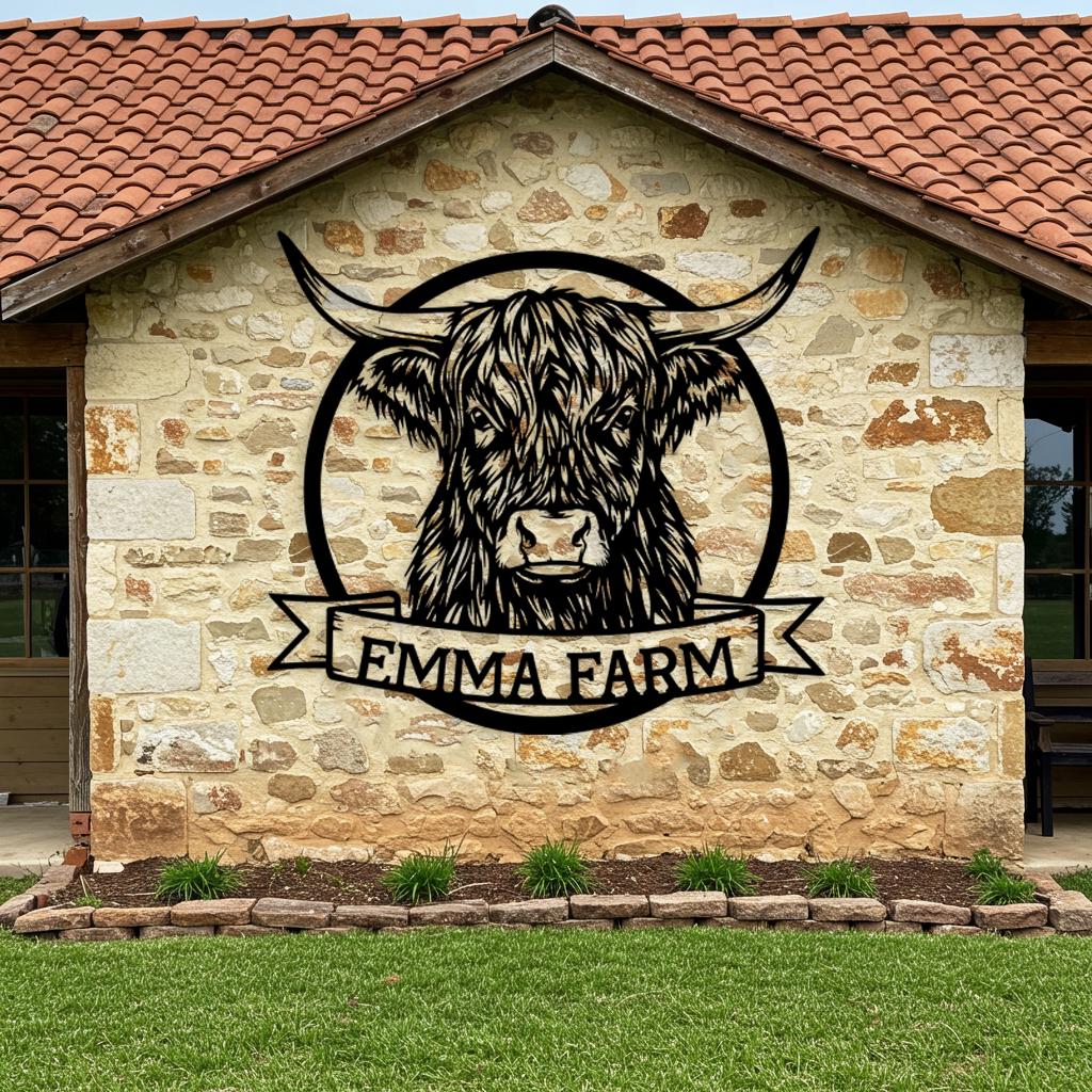 Custom Farmhouse Sign, Last Name Ranch Sign, Personalized Ranch Wall ...