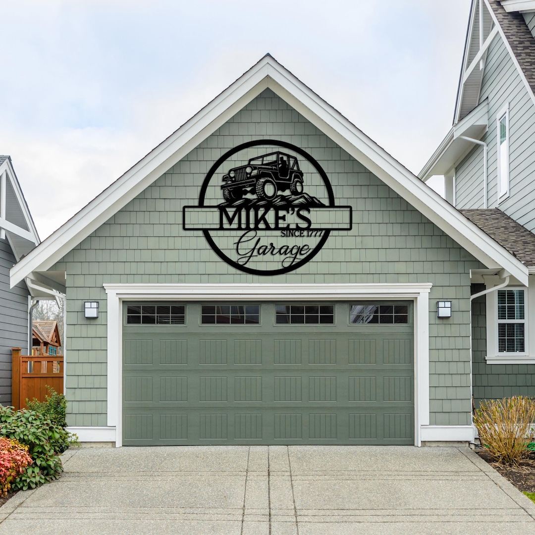 Custom Garage Signs, off Road Metal Signs, Large Outdoor Wall Decor ...