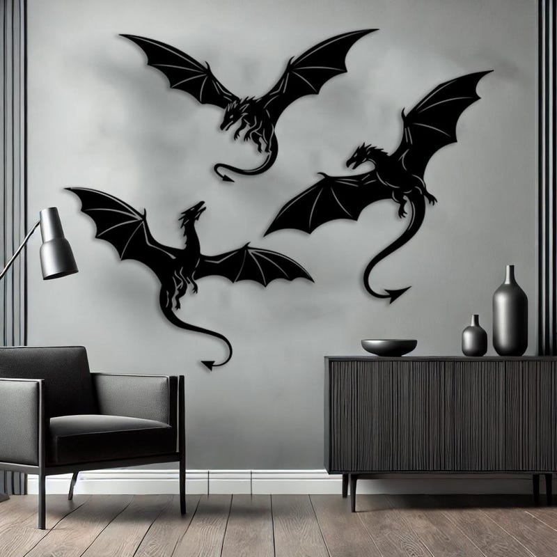 Large Metal Wall Art Gothic - Etsy