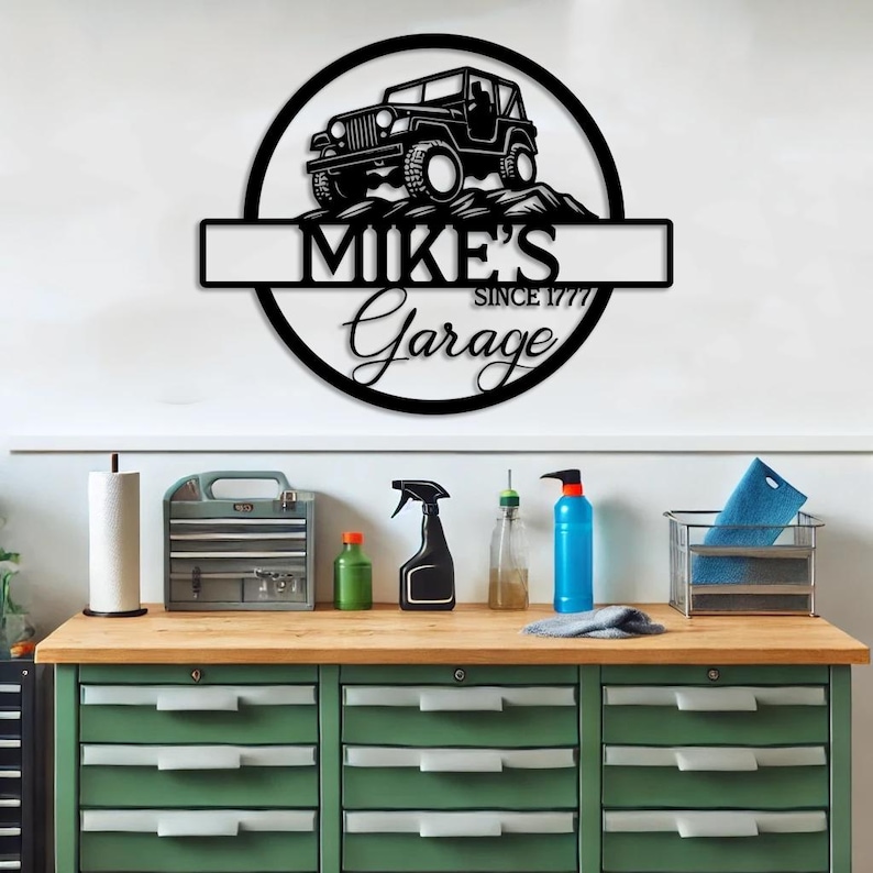 Custom Garage Signs, off Road Metal Signs, Large Outdoor Wall Decor ...