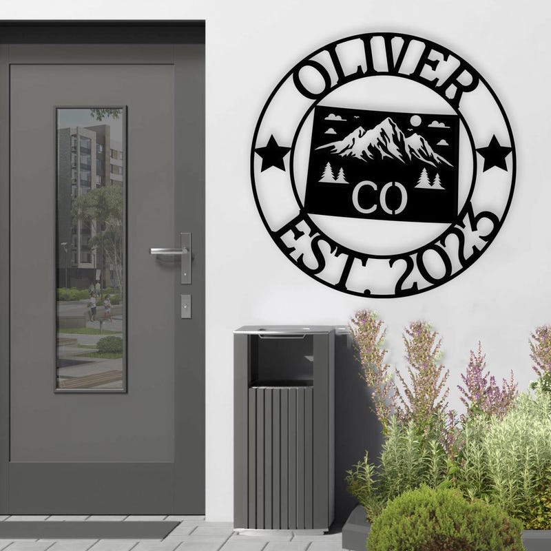 Colorado Metal Wall Art - Etsy