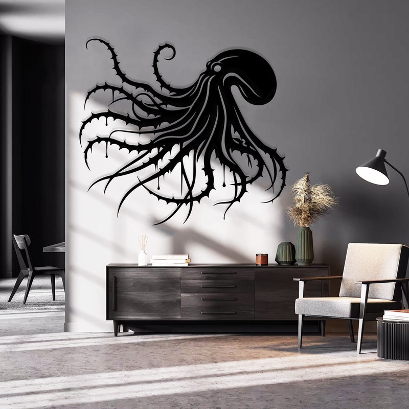Octopus Wall Decor - Etsy