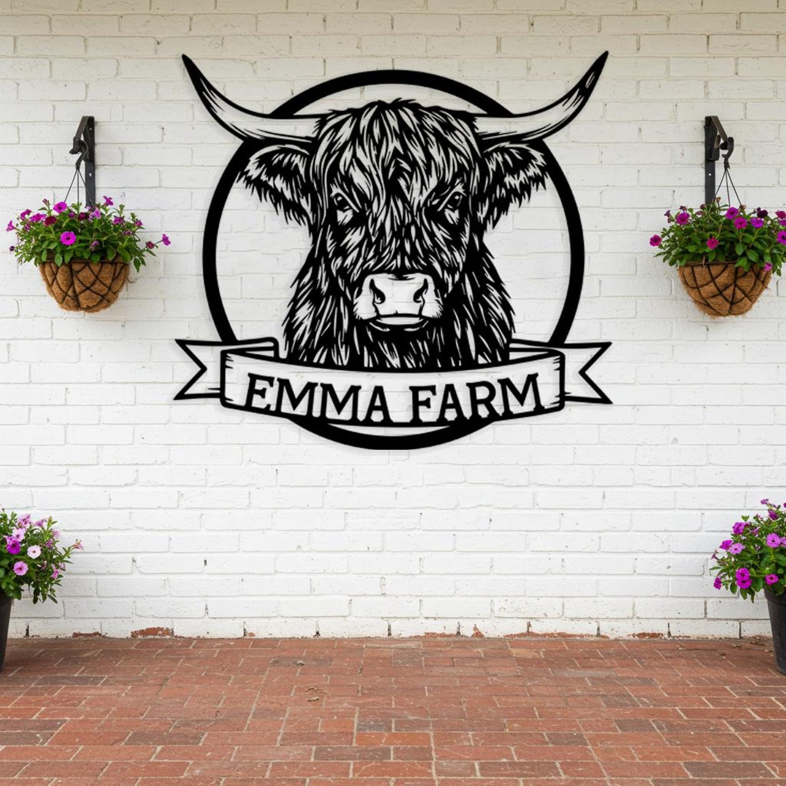 Custom Farmhouse Sign, Last Name Ranch Sign, Personalized Ranch Wall ...