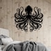 Ocean Monster Metal Wall Art, Kraken Metal Wall Decor, Beach House ...