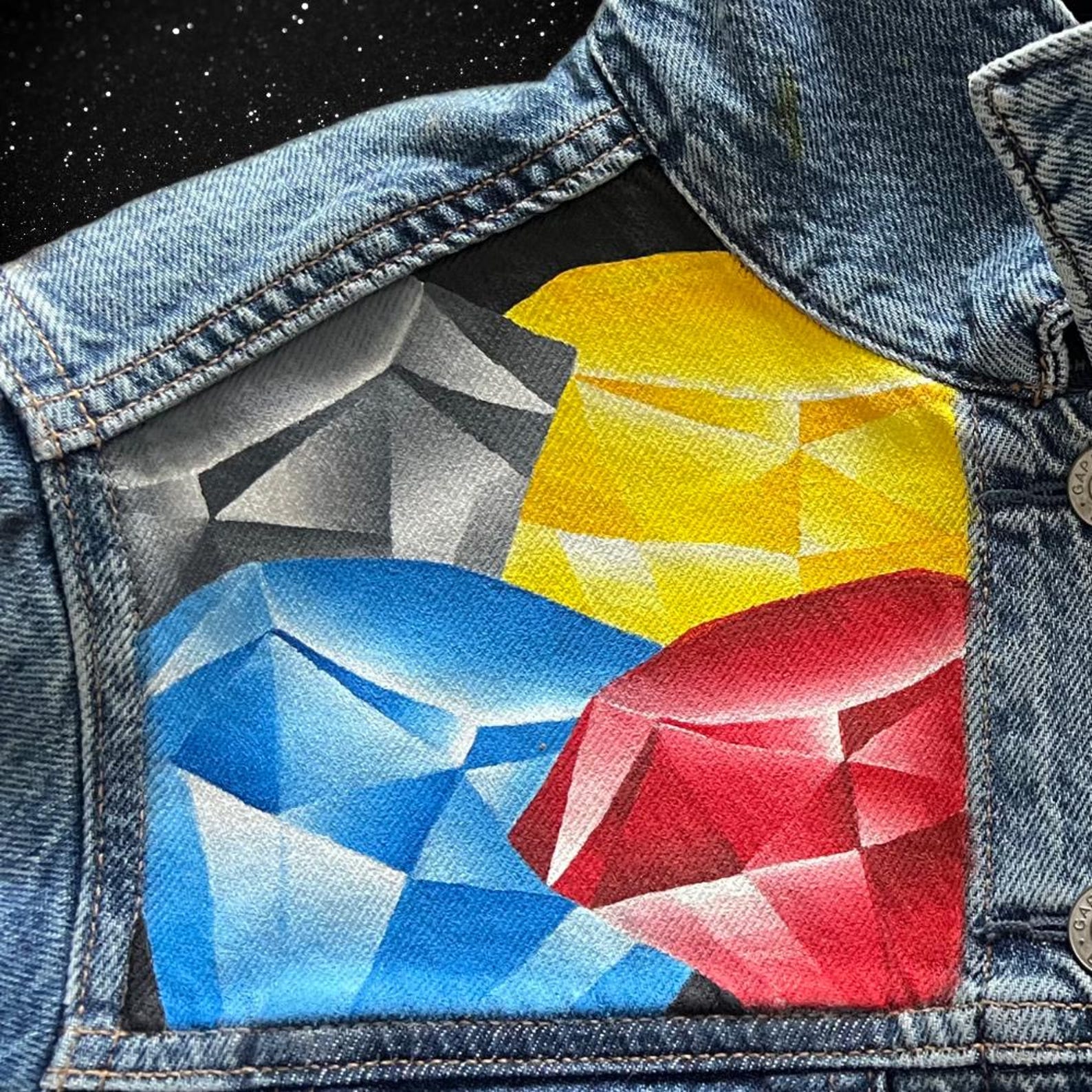 Sonic Knuckles Tails Vs Eggman Oversized Youth Jean Jacket **made to ...