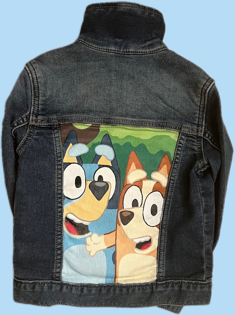 Bluey Jean Denim Girls Jacket - Etsy