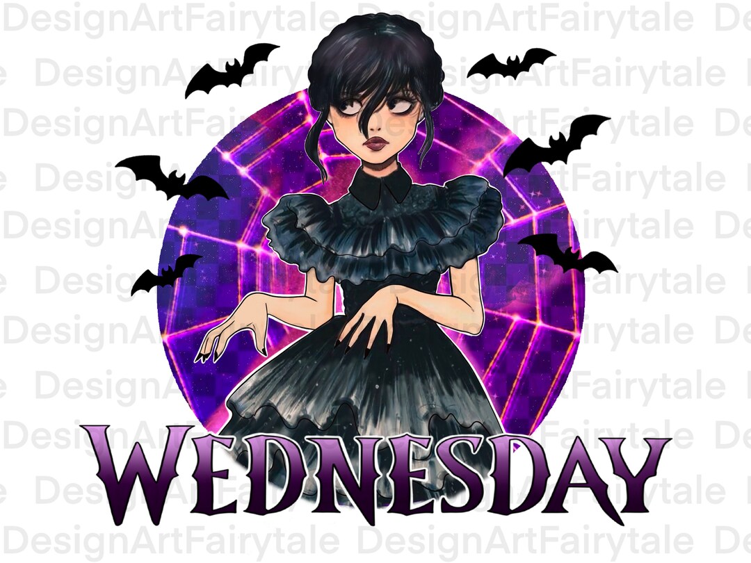 Wednesday Addams Png, Jenna Ortega Png, Addams Family Png, Digital ...