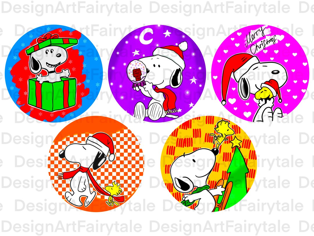 Snoopy Christmas Car Coasters PNG, Car Coaster Digital Download, Car ...