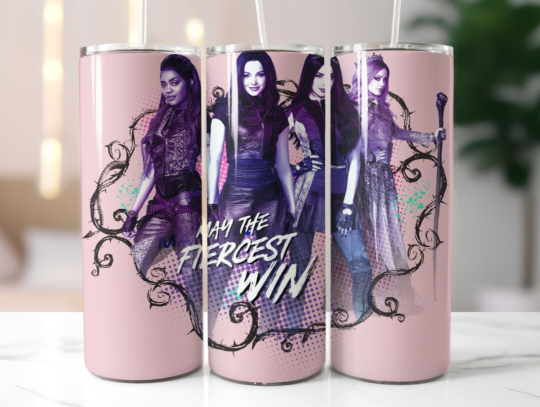Descendants Tumbler Wrap , 20 Oz Skinny Tumbler Wrap, 20oz Tumbler Png ...