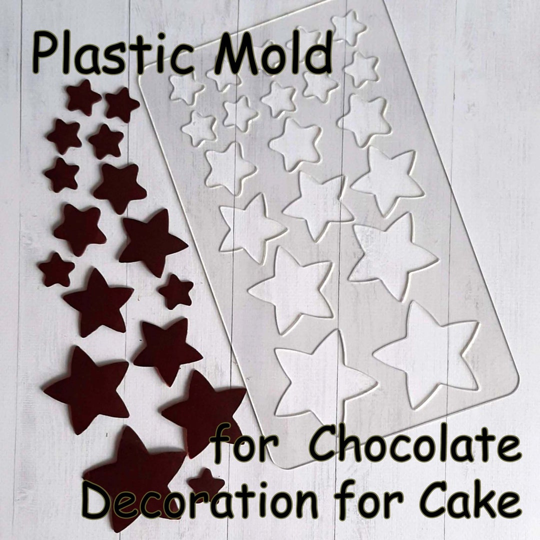 Star Chocolate Mold: Cake Decoration, Ganache Molds (stars 1) - Etsy
