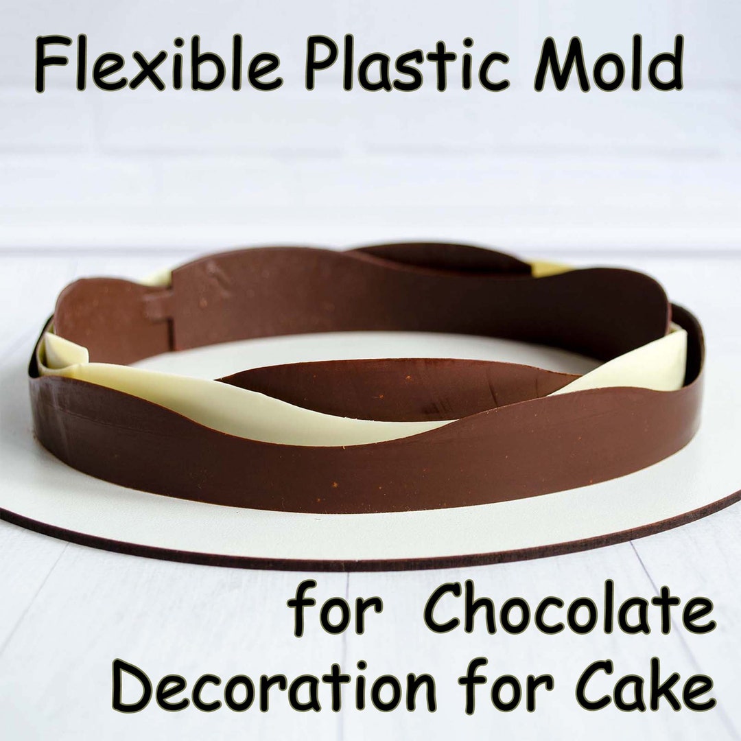 Waves Set Chocolate Mold: Flexible Cake Decorating Plastic Mold - Etsy