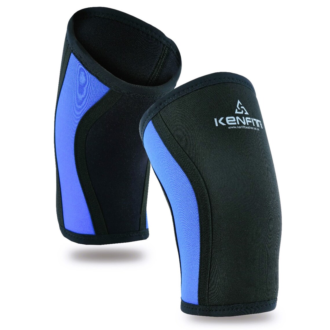 7mm Compression Knee Sleeves Neoprene Weightlifting and Fitness by ...