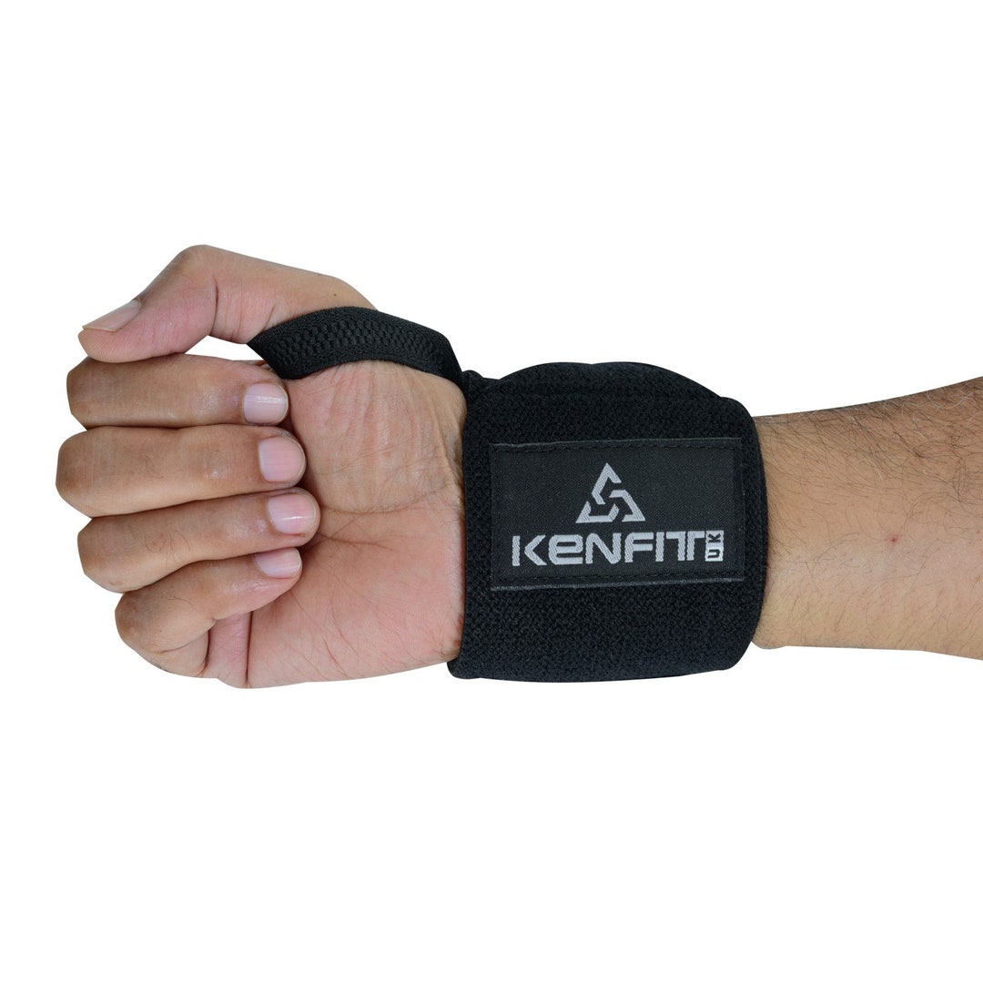 Weight Lifting Wrist Wraps Supports Gym Training Fist Strap by KENFIT ...