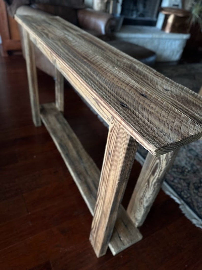 Ranchers Entry Table Rustic Barnwood - Etsy