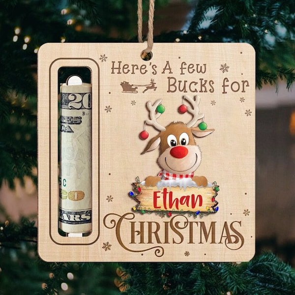 Heres a Few Bucks for Christmas Ornament - Etsy