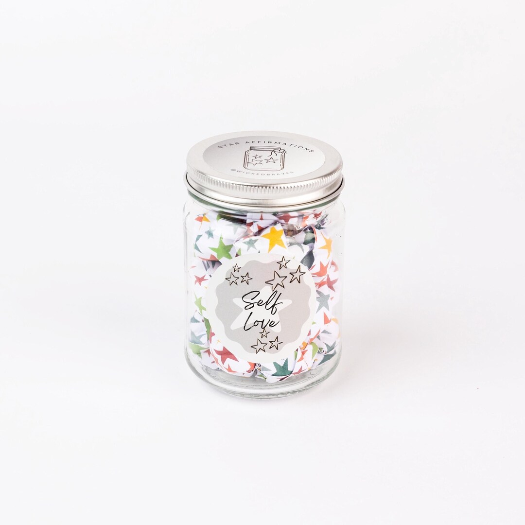 Self Love Affirmation Stars in Jars - Unique 3D Origami Handcrafted ...
