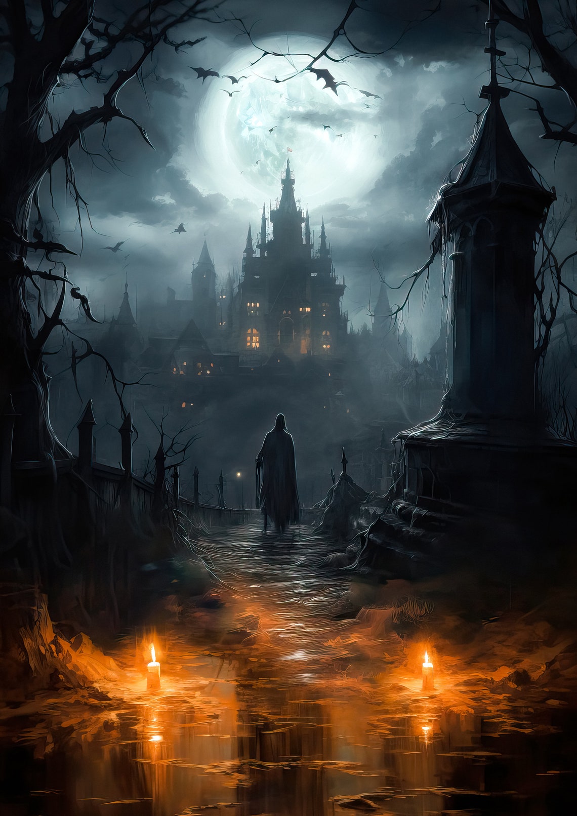 The Hunter Bloodborne Horror Cottagecore Dark Academia Gothic Decor ...